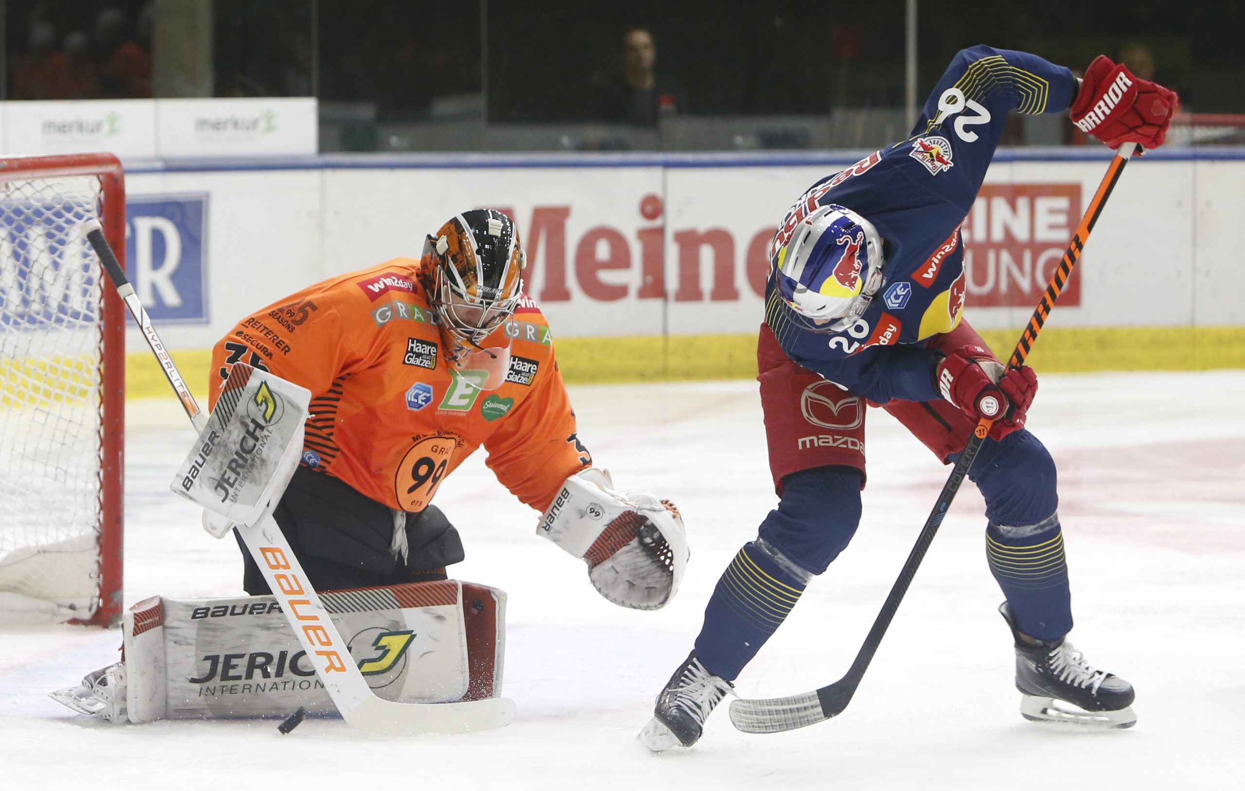 Die 99ers starten gegen Salzburg in das Jahr 2024 - Moser Medical Graz99ers