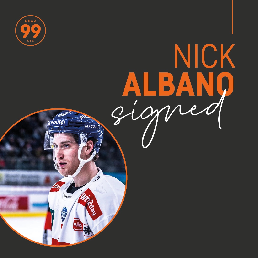 Nick Albano verstärkt Verteidigung der Graz99ers - Moser Medical Graz99ers