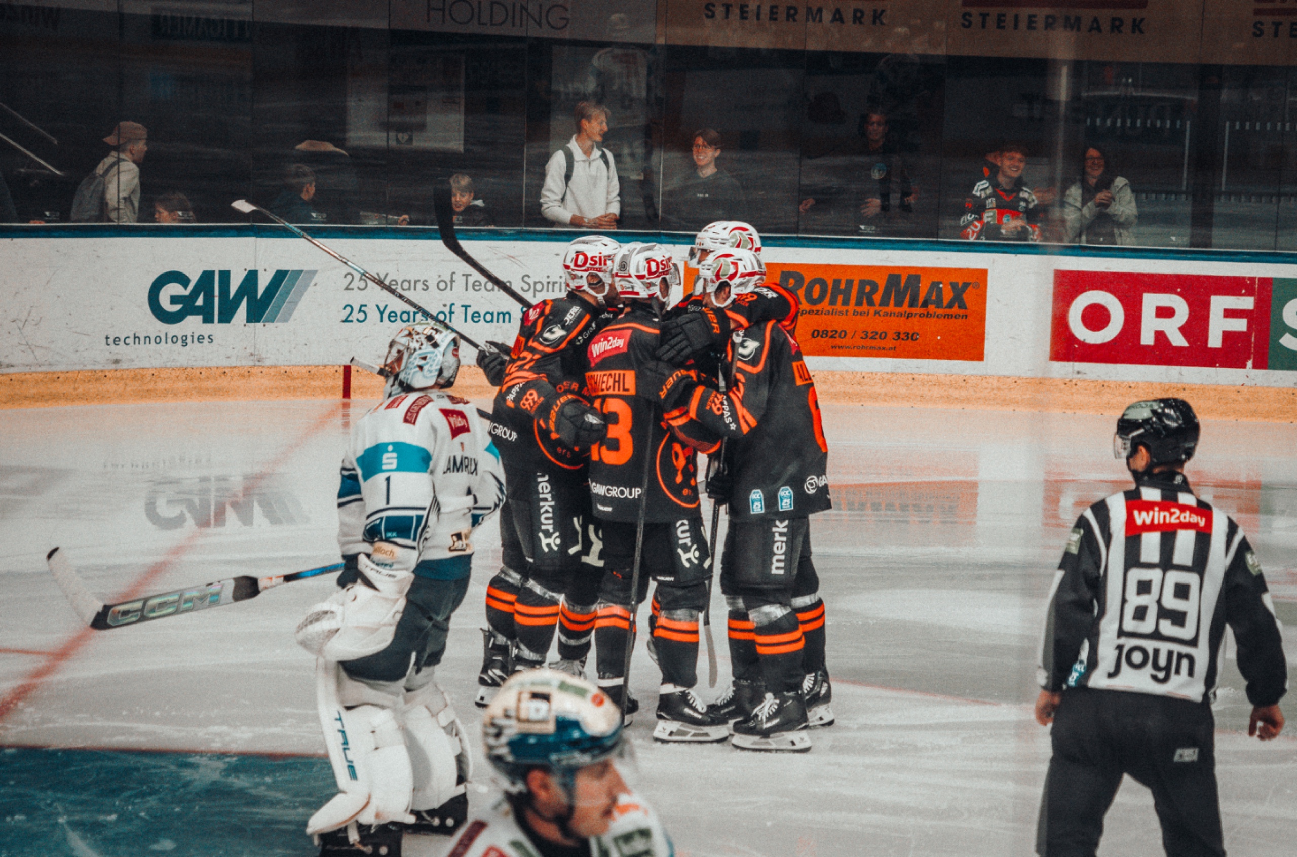 Graz99ers gewinnen Torfestival gegen den VSV - Moser Medical Graz99ers